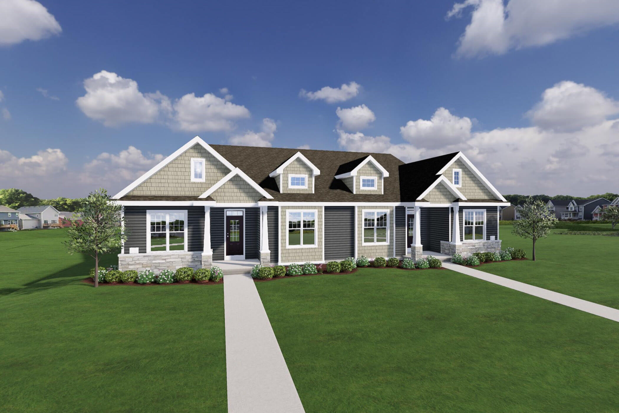 The Archer (Twin Home) | Home Plans | Veridian Homes