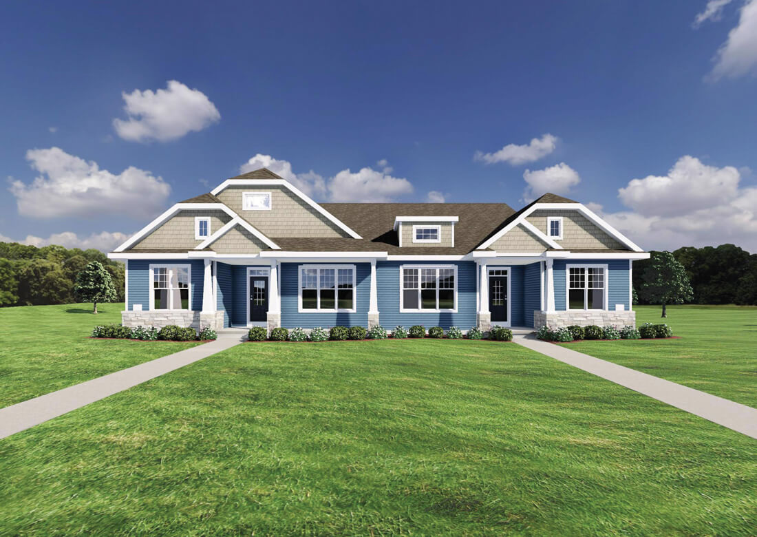 The Archer (Twin Home) | Home Plans | Veridian Homes